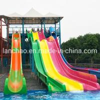 China Open Fiberglass Amusement Park Water Slide Tube For Aqua Park for sale