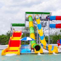 China Open Fiberglass Amusement Park Water Slide Tube For Aqua Park for sale