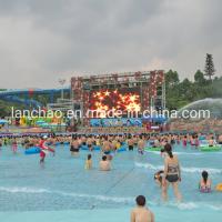 China Artificial Pneumatic Summer Waves 10ft Pool Equipment For Aqua Park for sale