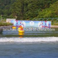 China Artificial Pneumatic Summer Waves 10ft Pool Equipment For Aqua Park for sale