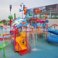 China Amusement Water Park Playground Equipment with Kids Water Splash Slide for sale