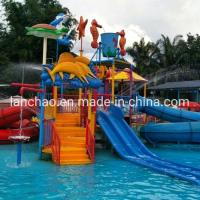 China Amusement Water Park Playground Equipment with Kids Water Splash Slide for sale