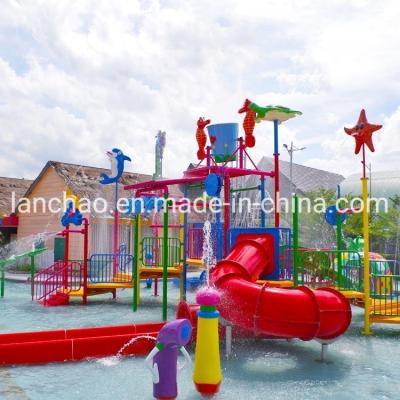 China Oceanic Water House Kids Outdoor Playground Splash Theme Park Equipment for sale