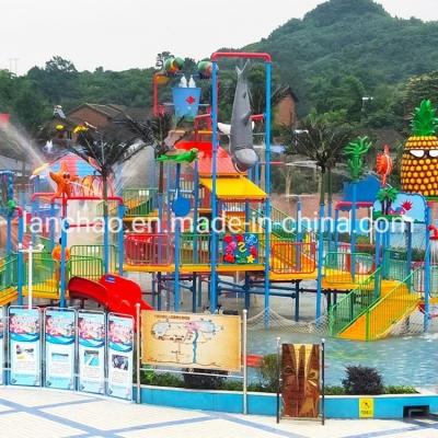 China New Design Kids Outdoor Water Park Playground Equipment Water Slides for sale
