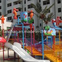 China Fiberglass Water Fountain Playground Equipment Playground With Splash Pad for sale