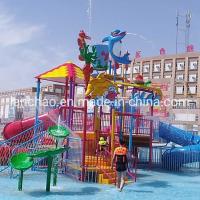 China Outdoor Kids Pool Water Playground Fiberglass Spray Park Equipment for sale