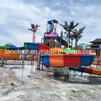 China Fiberglass Medium Water House Pool Water Slide  For Outdoor  Playground for sale