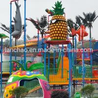 China Amusement Water Park Waterslide For Pool Equipment  LANCHAO for sale