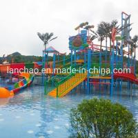 China Amusement Water Park Waterslide For Pool Equipment  LANCHAO for sale