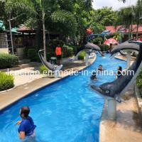 China Artificial Tidal Splash Country Lazy River Machine For Amusement Water Park for sale