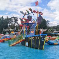 China Fiberglass Water Water Sprinkler Playground With Children Slides for sale