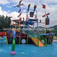 China Fiberglass Water Park Pirate Ship Play Equipment Pirate For Water Park for sale