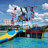 China Children Water Park Pirate Ship Playground Fiberglass Park Facility for sale