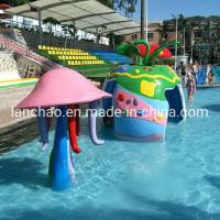 China Kids Water Bucket Water Park Playground Fiberglass Water Splash Games for sale