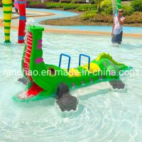 China Fiberglass Colored Water Park Buckets Amusement Water Park Spray Toys for sale