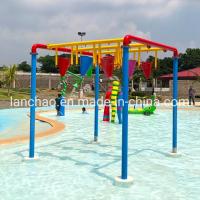 China Fiberglass Apple Water Park Buckets House For Children Water Park for sale