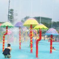 China Colored Mushroom Fiberglass Water Park Spray Games for sale