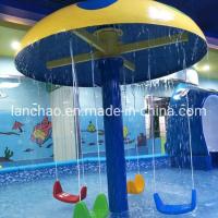 China Colored Mushroom Fiberglass Water Park Spray Games for sale