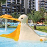 China Funny Water Park Slide Fiberglass Children Slide for sale