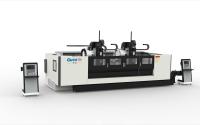 China KBE-4500MTD 4 Axis Double Head CNC Aluminum Profile Machining Center for sale