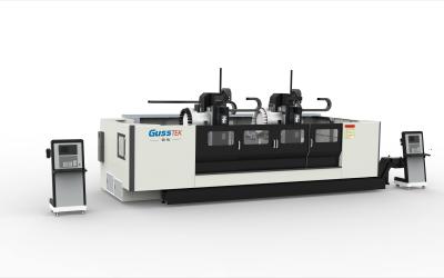China KBE-4500MTD 4 Axis Double Head CNC Aluminum Profile Machining Center for sale