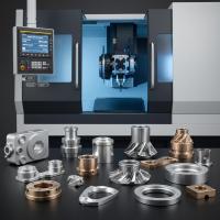 China High Precision Vertical Machining Center with ±0.003 mm Repeatability and 30 M/min Rapid Traverse Rate for 5 Axis CNC Machining Parts for sale