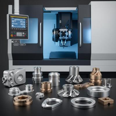 China High Precision Vertical Machining Center with ±0.003 mm Repeatability and 30 M/min Rapid Traverse Rate for 5 Axis CNC Machining Parts for sale