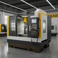 China FANUC VF-600 Vertical Machining Center with 12000 RPM Spindle Speed, 20000mm/min Rapid Speed, and 1000 Lbs Max Workpiece Weight for sale