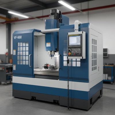 China VF-600 CNC Machine with 1-10000mm/min Cutting Feed Speed, 20 HP Spindle Motor, and 50 X 20 Inches Table Size for Precision Machining for sale