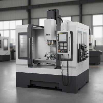 China VF-600 CNC Machine Vertical Machining Center with 1-10000mm/min Cutting Feed Speed 20 HP Spindle Motor and 50 x 20 Inches Table Size for sale