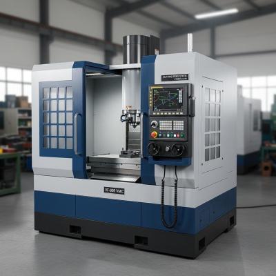 China VF-600 VMC Machining Center with 1-10000mm/min Cutting Feed Speed, 20 HP Spindle Motor, and 50 x 20 Inches Table Size for sale
