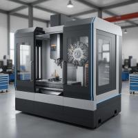 China High Precision VMC Machine with ±0.003 mm Repeatability 24 Tools Tool Magazine and 500 mm Z-Axis Travel for sale