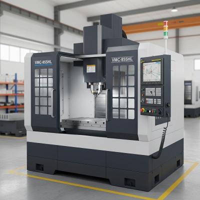 China VMC-855HL CNC Vertical Machining Center with 2.8 Seconds Tool Change Time 850 x 550 mm Table Size and 15 KW Spindle Motor for sale