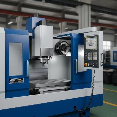 China VMC-1165HL High Speed VMC Machine with 2.8 Seconds Tool Change Time, Fanuc 0i-MF Control System, and 1100 x 650 mm Table Size for sale