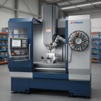 China High-Speed VMC Machine with 700 Mm Travel Z-Axis, 24-Tool Magazine, and FANUC CNC System for Precision Milling for sale