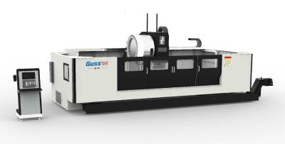 China 6.5m X-axis Travel Steel Profile Machining Center with 3000kg/m² Load Capacity and BT50 Spindle System for sale