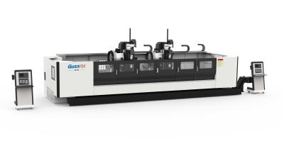 China KBC-6500MTD 4 Axis Double Head Aluminium Profile Machining Center 【Moving column type】High-speed machining centers for aluminum for sale
