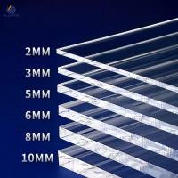 China 1250x2450mm Clear Acrylic Sheet High Glossy Finish Cast Production Process for sale