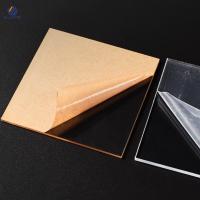 China Customized Logo Transparent Acrylic Sheet Both Side Paper Film Protective for sale
