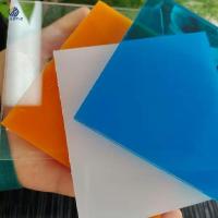 China Coloured Cast Acrylic Sheet 1250x1850mm Scratch Resistant Customized Color for sale
