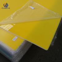 China Color cast acrylic sheet 1250*2450mm thickness 1.5-300mm with plastic edge for sale