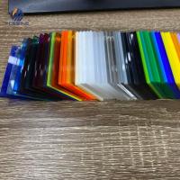China Color cast acrylic sheet 1250*2450mm thickness 1.5-300mm with plastic edge for sale