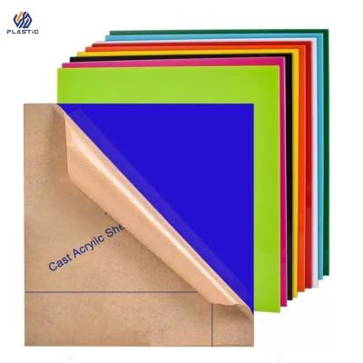 China 1.2g/Cm3 Density Colored Acrylic Sheets Cast Process For Retail / Advertising Displays for sale