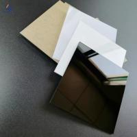 China OEM No Yellow Colored Cast Acrylic Sheets White Acrylic Board Impact Resistance for sale