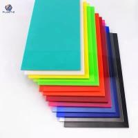 China Custom Size Color Acrylic Sheet Cast Process Colored Acrylic Panels Scratch Resistant for sale