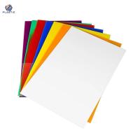 China Custom Size Color Acrylic Sheet Cast Process Colored Acrylic Panels Scratch Resistant for sale