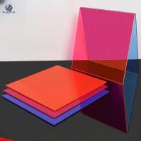 China Cast Process Coloured Acrylic Sheet Cut To Size Chemical Resistance 100% PMMA for sale