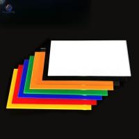 China Cast Process Coloured Acrylic Sheet Cut To Size Chemical Resistance 100% PMMA for sale