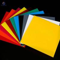 China Cast Process Coloured Acrylic Sheet Cut To Size Chemical Resistance 100% PMMA for sale