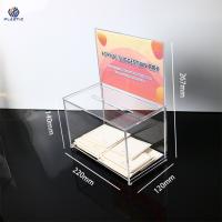 China High Transparency Acrylic Clear Storage Boxes Customized Organiser Box for sale
